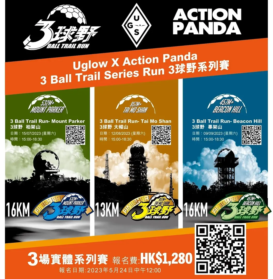 Uglow X Action Panda 3 Ball Trail Series Run - Beacon Hill | TRAILME